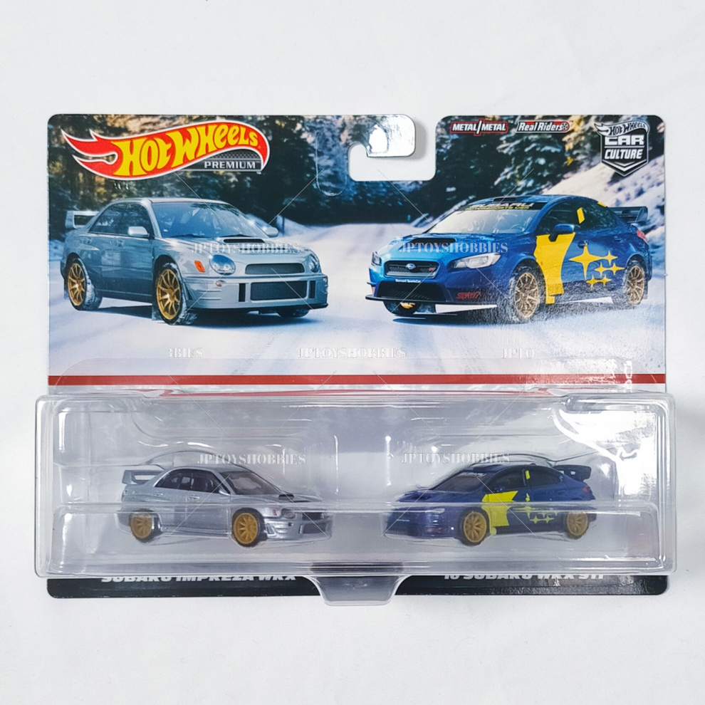 Hot Wheels Premium 2 Pack SUBARU IMPREZA WRX / ’16 SUBARU WRX STI【H2P0 ...